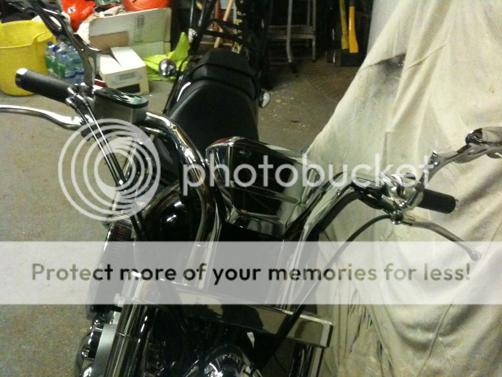 Risers with 8 degree trees | Honda Fury Forums: